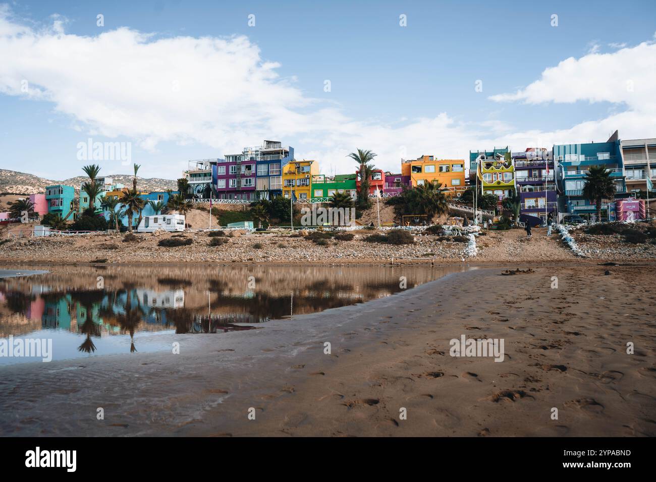 Colorful Village of Aghroud Beach, Agadir, Morocco 15 November 2024 ...