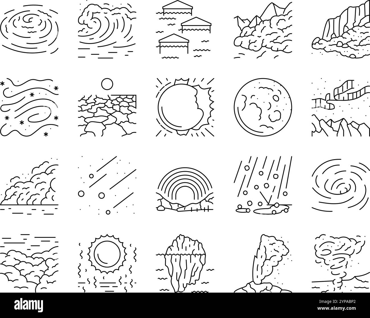 Geology phenomena Stock Vector Images - Alamy