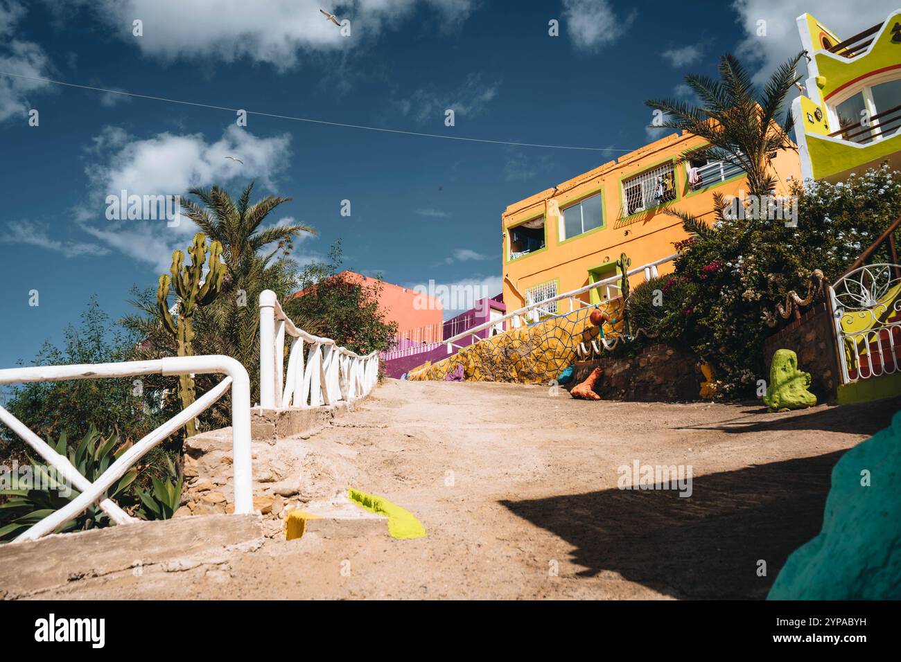 Colorful Village of Aghroud Beach, Agadir, Morocco 15 November 2024 ...