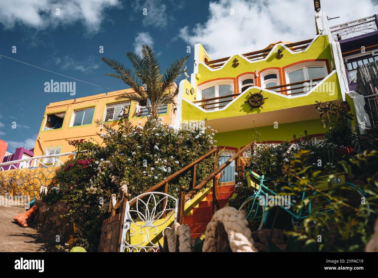 Colorful Village of Aghroud Beach, Agadir, Morocco 15 November 2024 ...