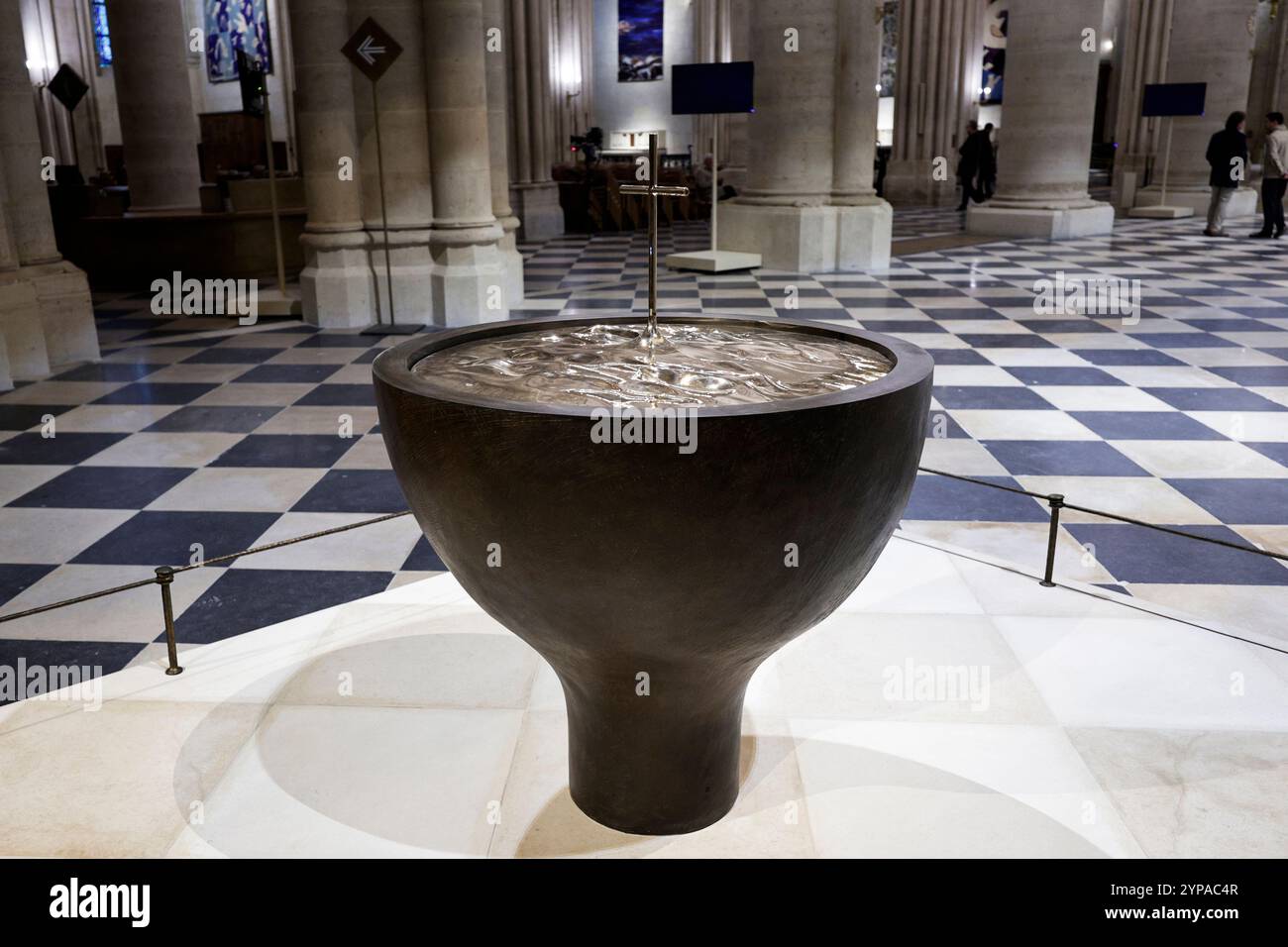 The baptistery designed by French artist and designer Guillaume Bardet ...