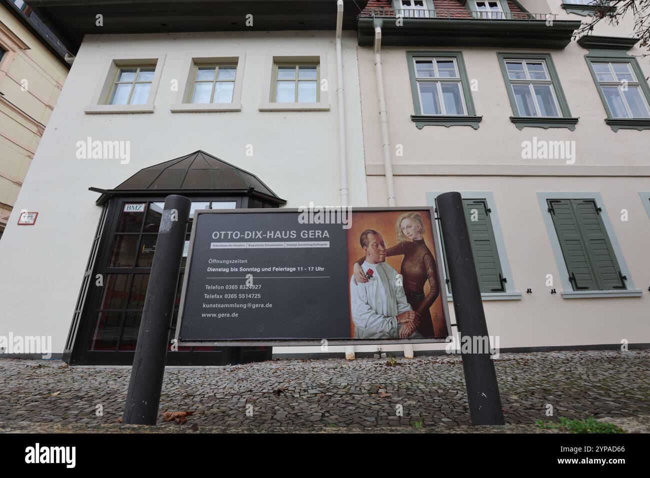 Gera, Germany. 29th Nov, 2024. The Otto Dix House before its reopening ...