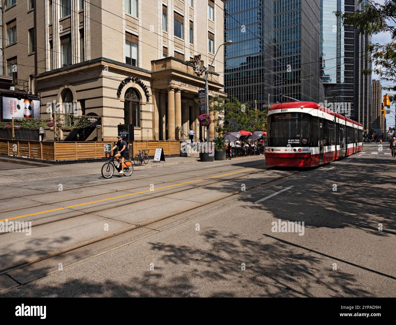 Toronto Canada / A Modern Toronto Transport Commission Streetcar on ...