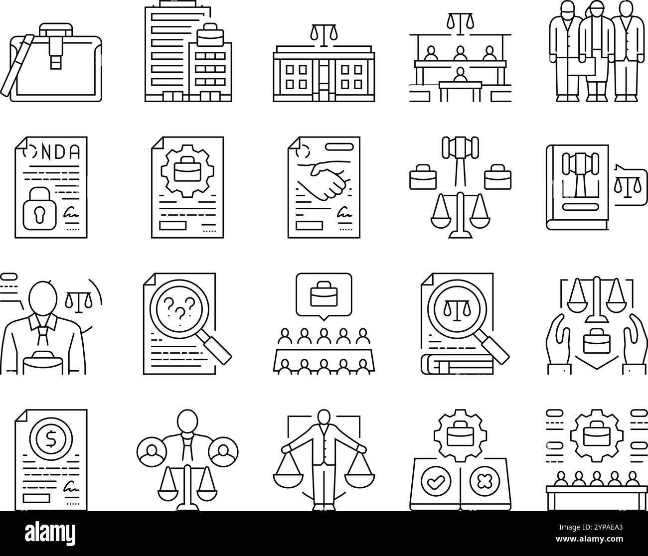 corporate law compliance icons set vector Stock Vector Image & Art - Alamy