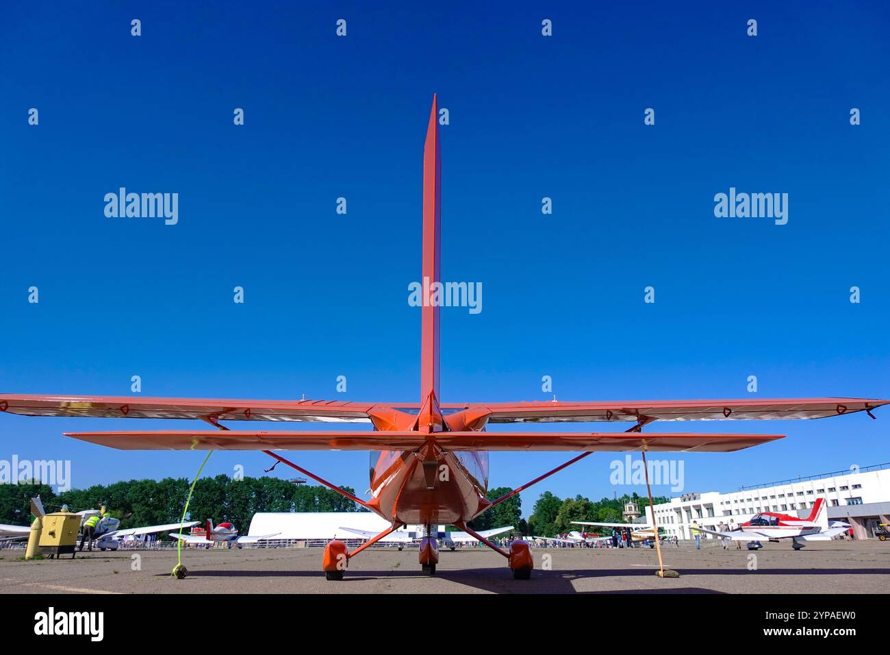 Airplane engine red color hi-res stock photography and images - Alamy