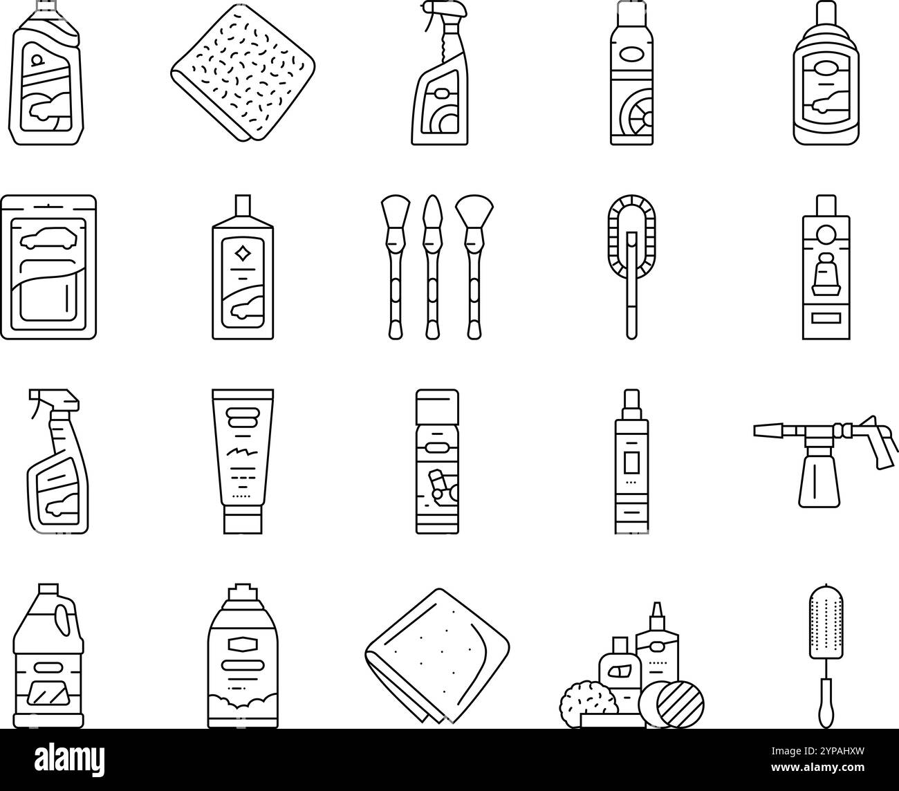 Vacuum interior car detailing Cut Out Stock Images & Pictures - Alamy