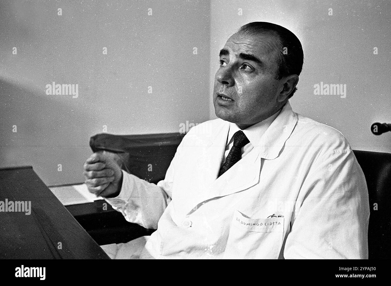 Argentine cardiosurgeon and politician Domingo Liotta, Buenos Aires ...