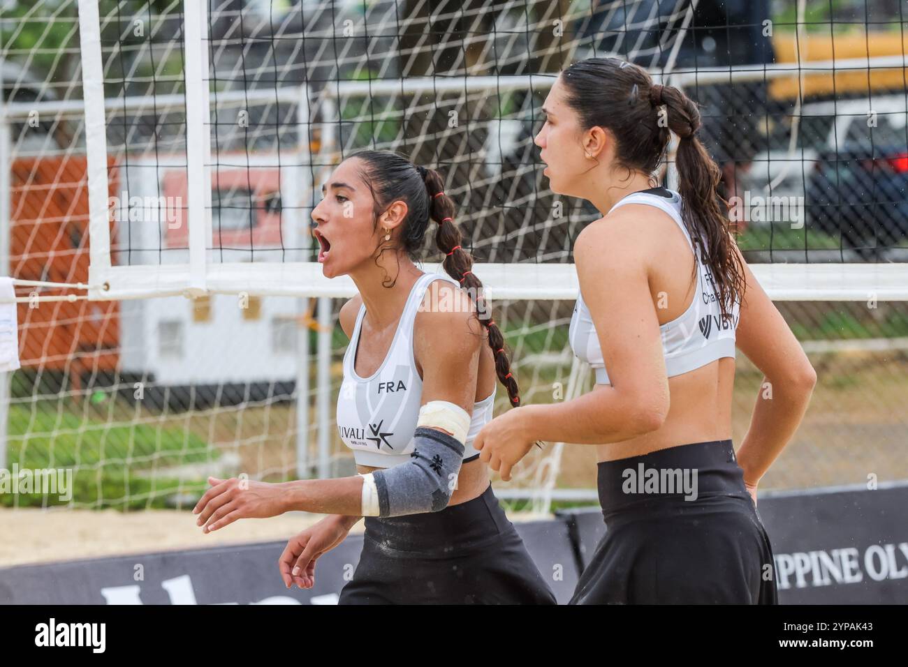 Laguna Province, Philippines. 29th Nov, 2024. Clemence Vieira (L) and ...