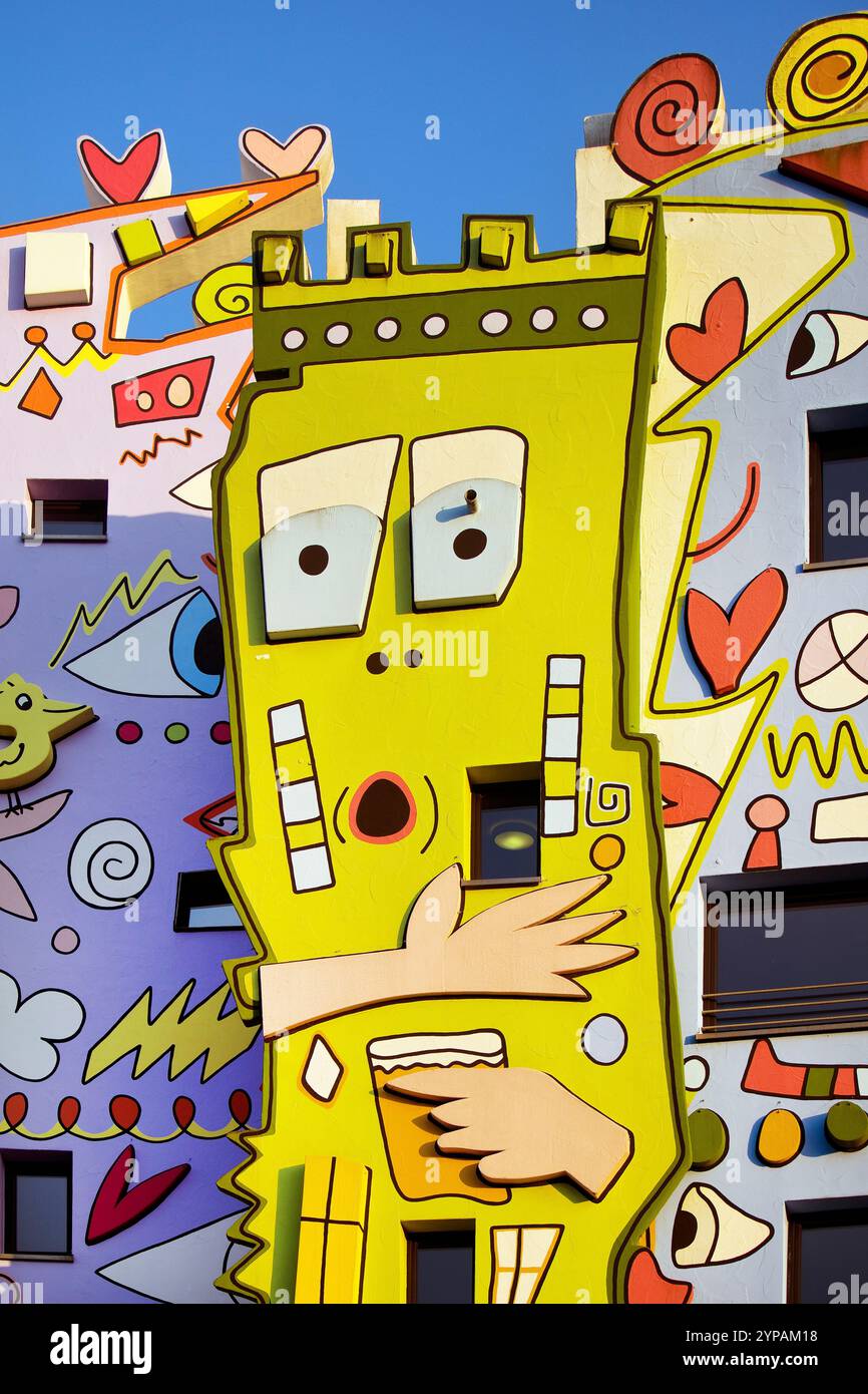 Happy Rizzi House, residential building with pop art paintings, Germany ...