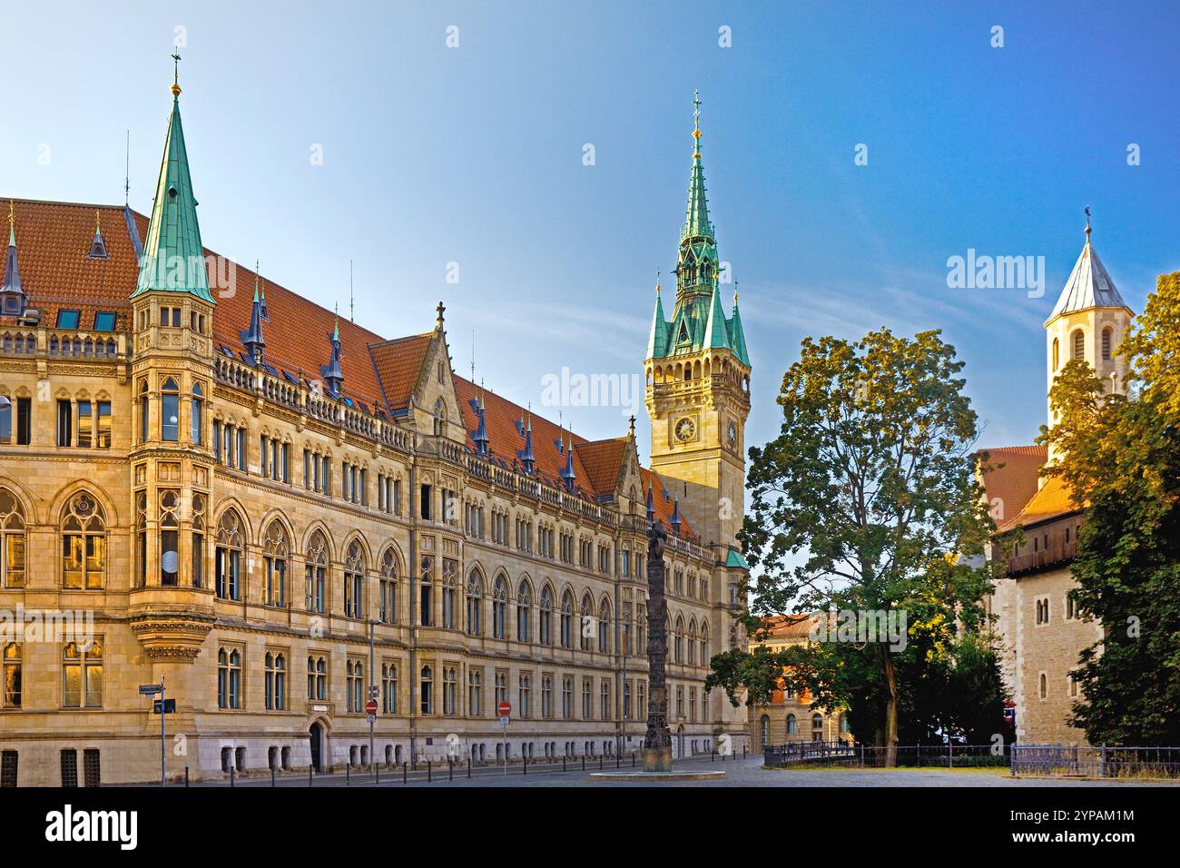 Old town hall of Braunschweig, Germany, Lower Saxony, Brunswick Stock ...