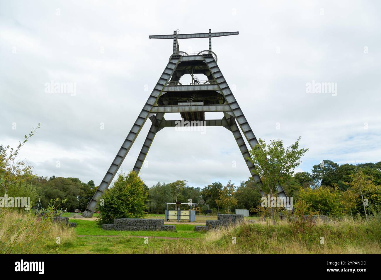 The Barony A-Frame is a preserved headgear in East Ayrshire, Scotland ...