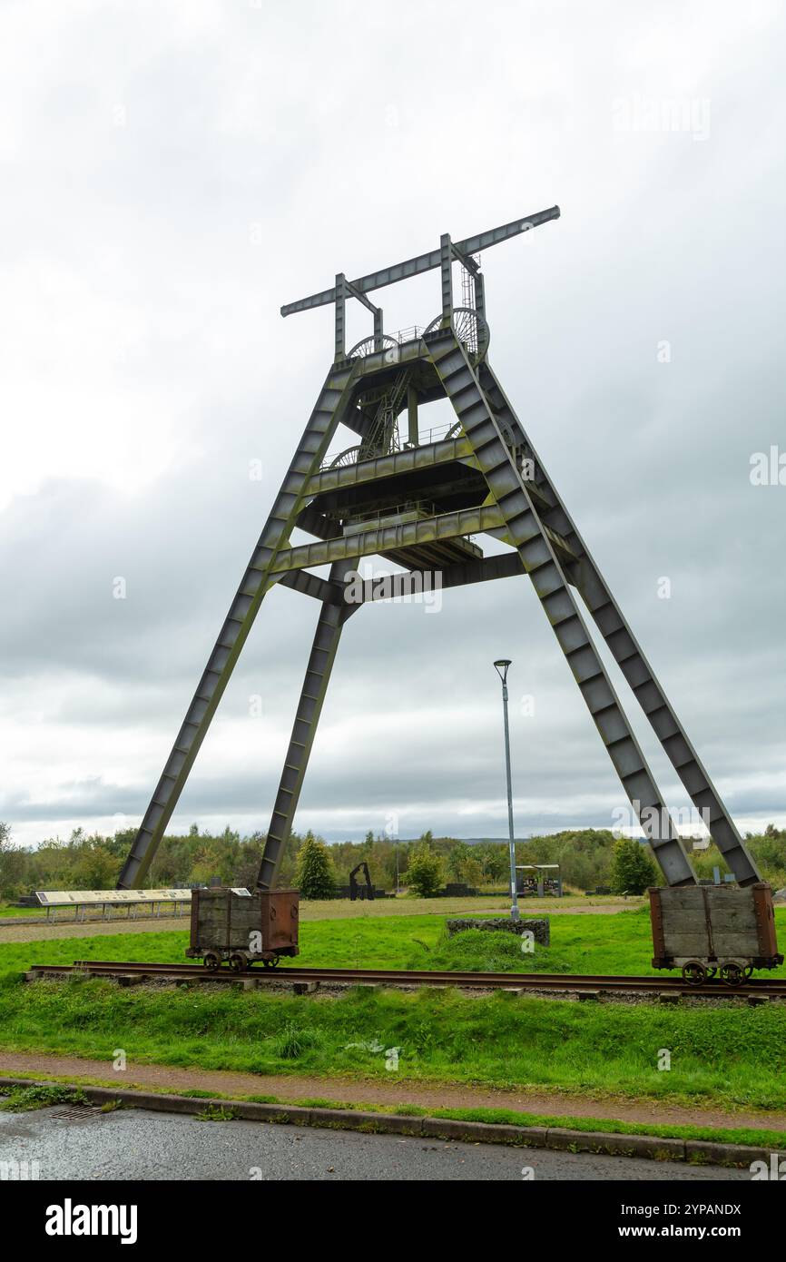The Barony A-Frame is a preserved headgear in East Ayrshire, Scotland ...