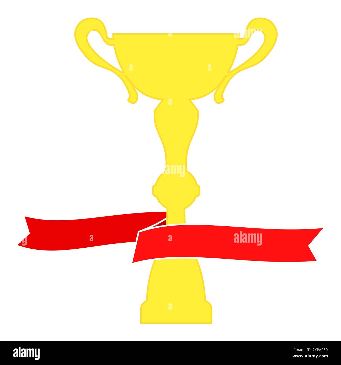 Winner cup on bright Stock Vector Images - Alamy