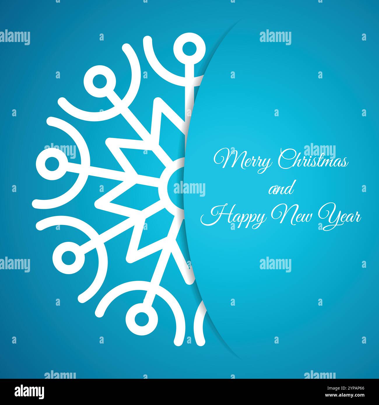 Christmas background with snowflake with shadow. Vector illustration ...