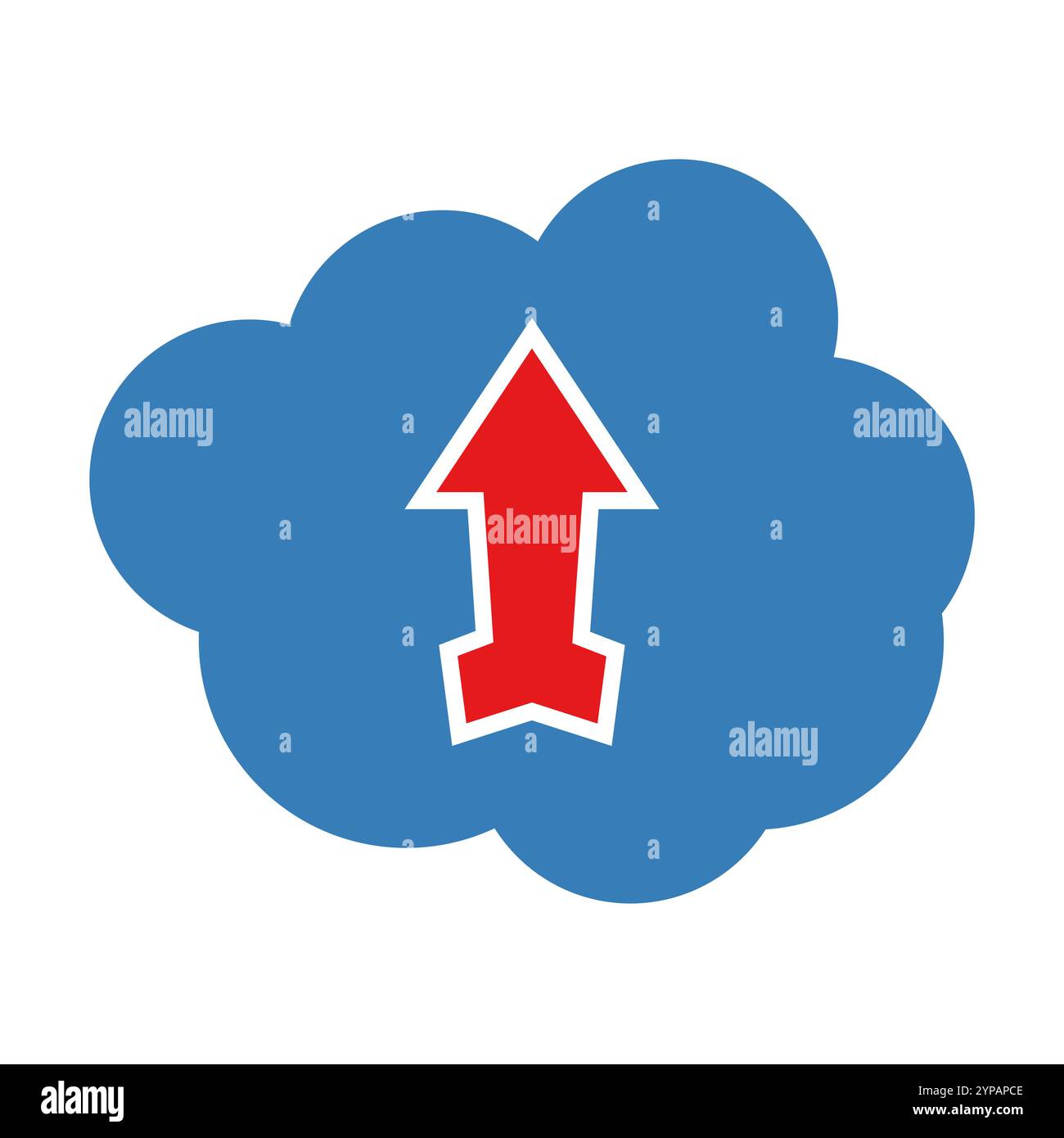 Upload cloud icon. Vector illustration Stock Vector Image & Art - Alamy