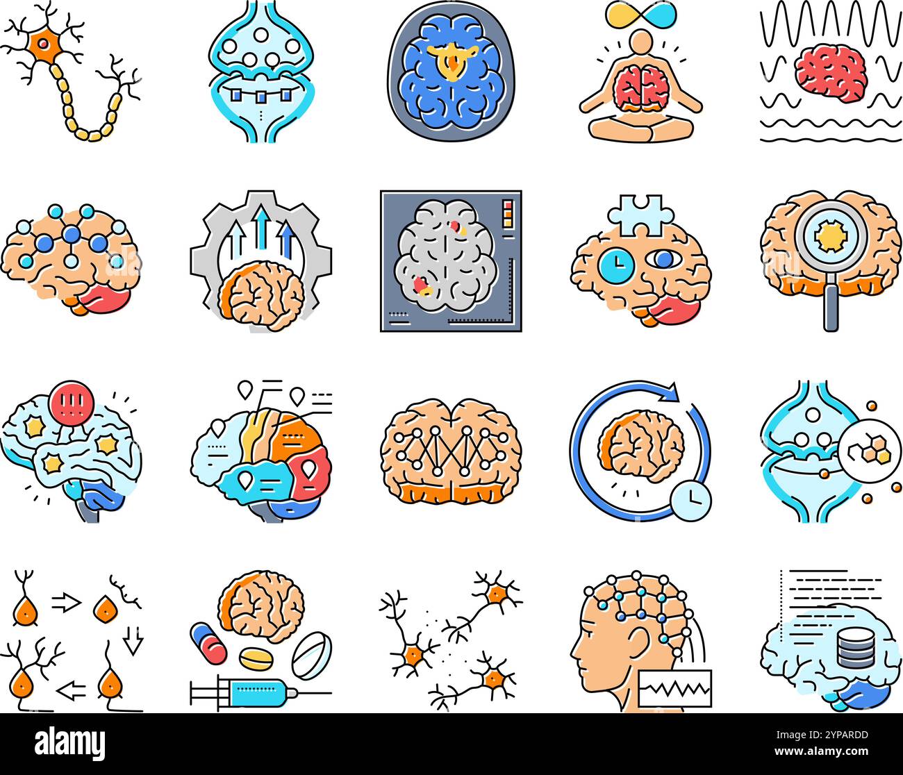 neuroscience brain neurology icons set vector Stock Vector Image & Art ... neuroscience brain neurology icons set vector Stock Vector Image & Art ...