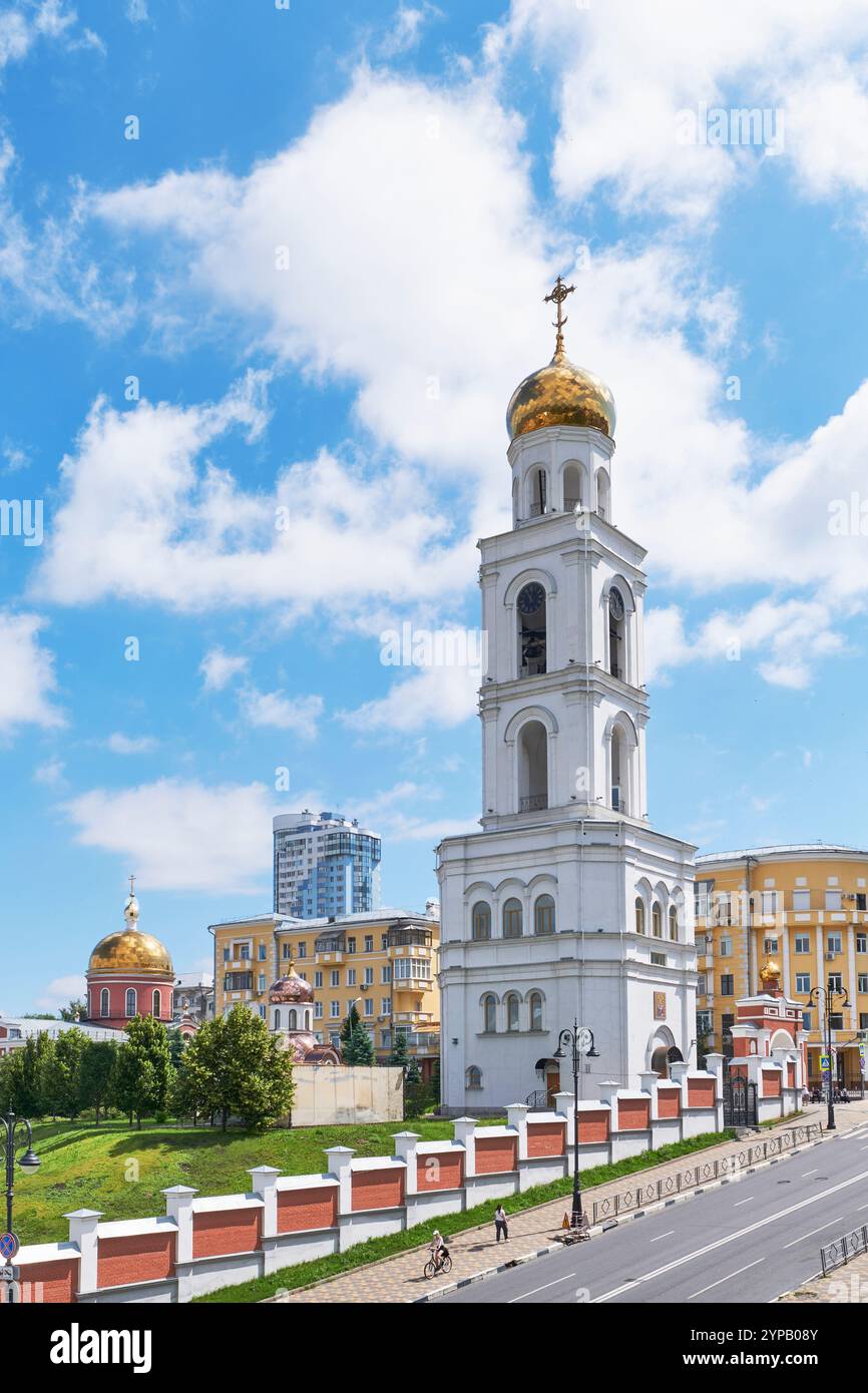 Samara, Russia - June 9, 2024: The Church of St. Nicholas in the bell ...