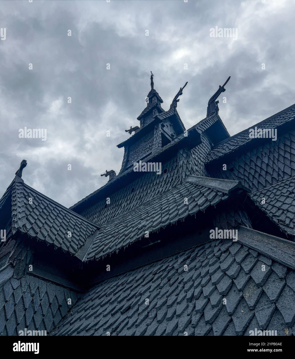 Stave roof borgund stave church hi-res stock photography and images - Alamy
