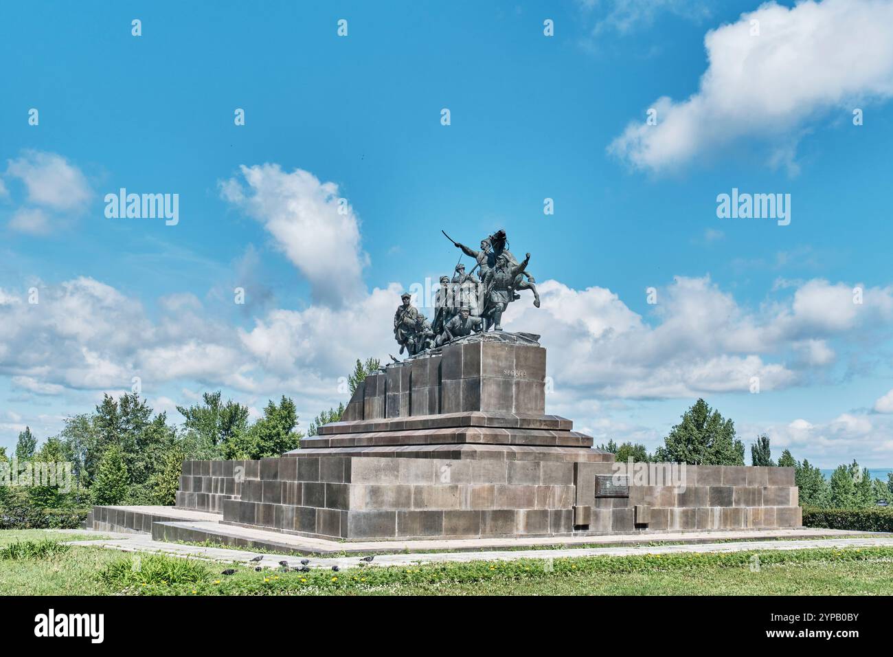 Samara, Russia - June 9, 2024: Monument to Chapaev, installed on ...