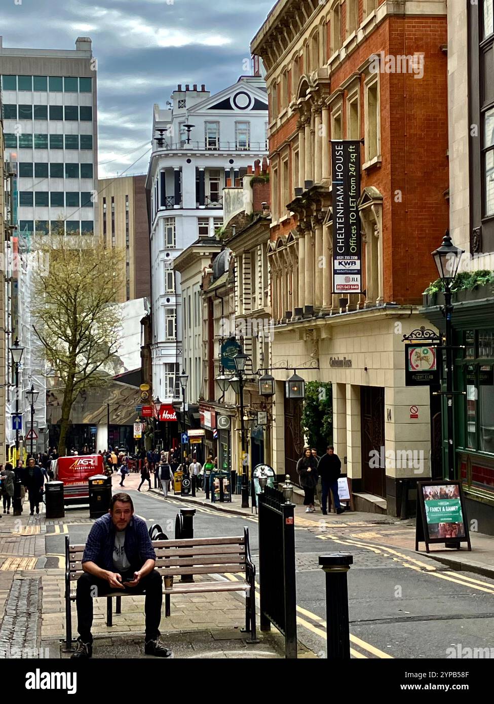 Temple Street, Birmingham, West Midlands, UK Stock Photo - Alamy
