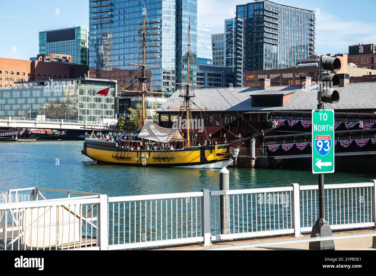 Famous Boston Tea Party ship in Boston, USA Stock Photo - Alamy