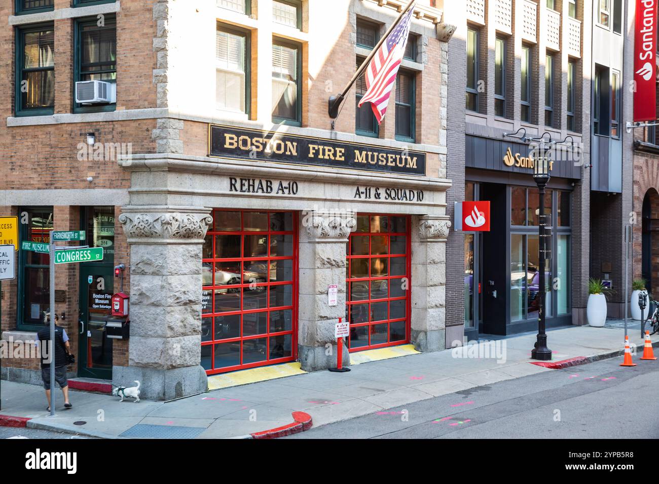 Boston Fire Museum in Boston USA Stock Photo - Alamy