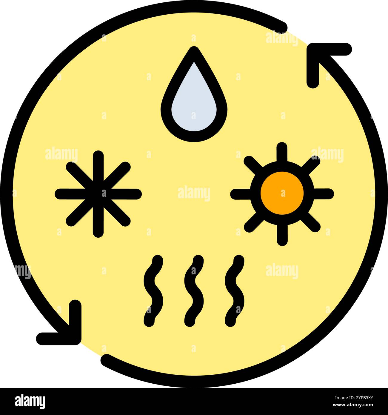 HVAC logo is heating, ventilation and air conditioning company or ...