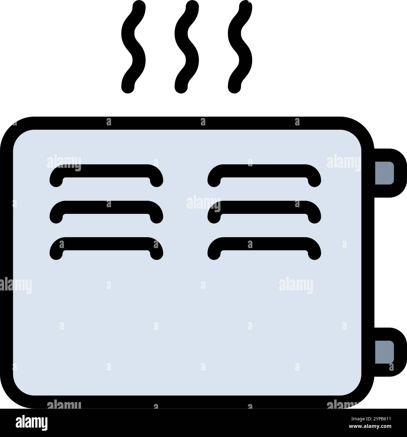 Radiator icon. Home Heating Icon. Hvac system color sign. Simple ...