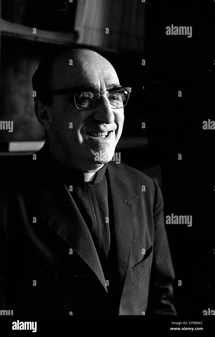 Spanish Catholic priest Iñaki de Aspiazu during a press interview in ...