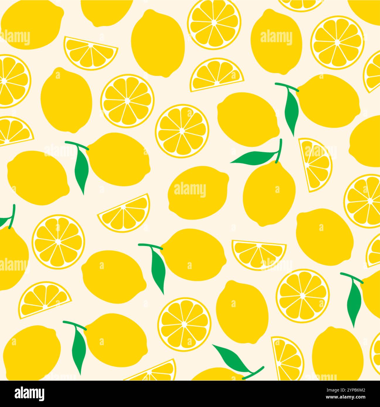 Lemon Fruit Color Background. Vector Illustration Stock Vector Image ...