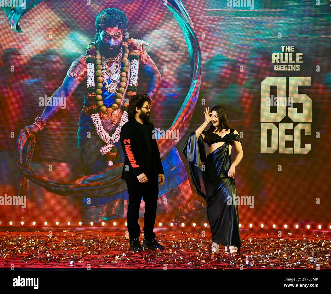 Mumbai, India, 30, November, 2024: The grand event of Pushpa 2 was a ...
