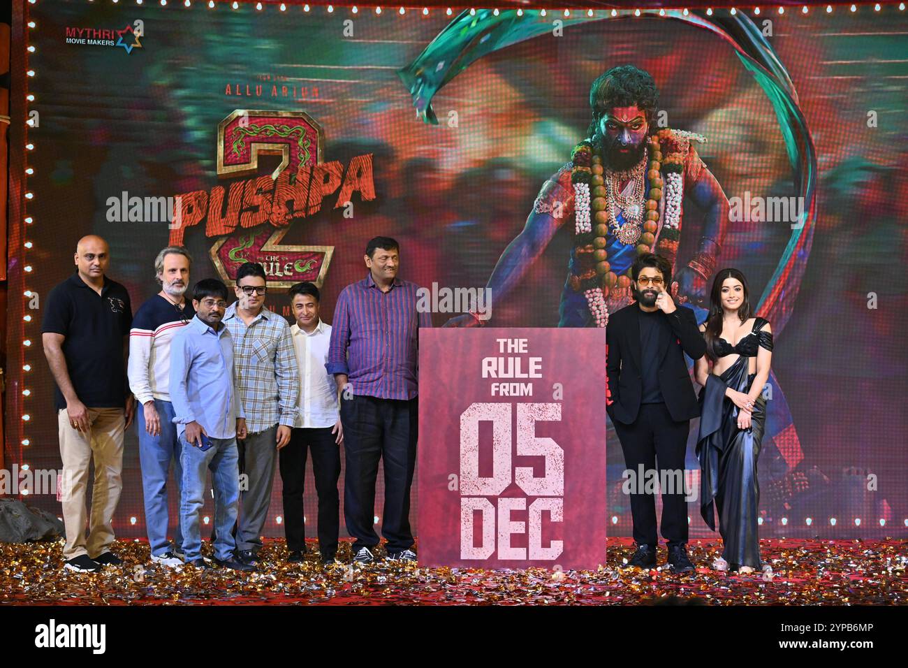 Mumbai, India, 30, November, 2024: The grand event of Pushpa 2 was a ...