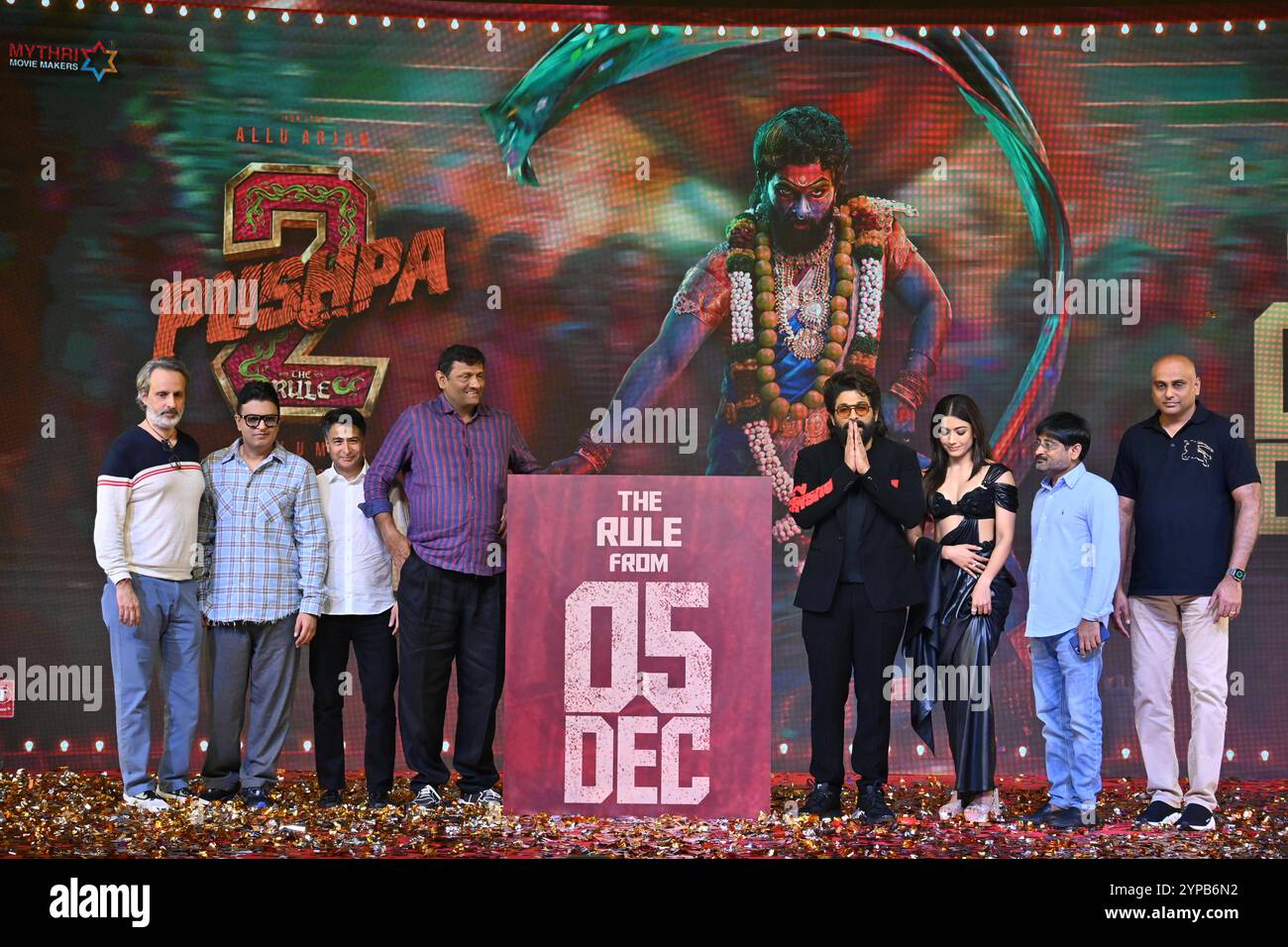 Mumbai, India, 30, November, 2024: The grand event of Pushpa 2 was a ...