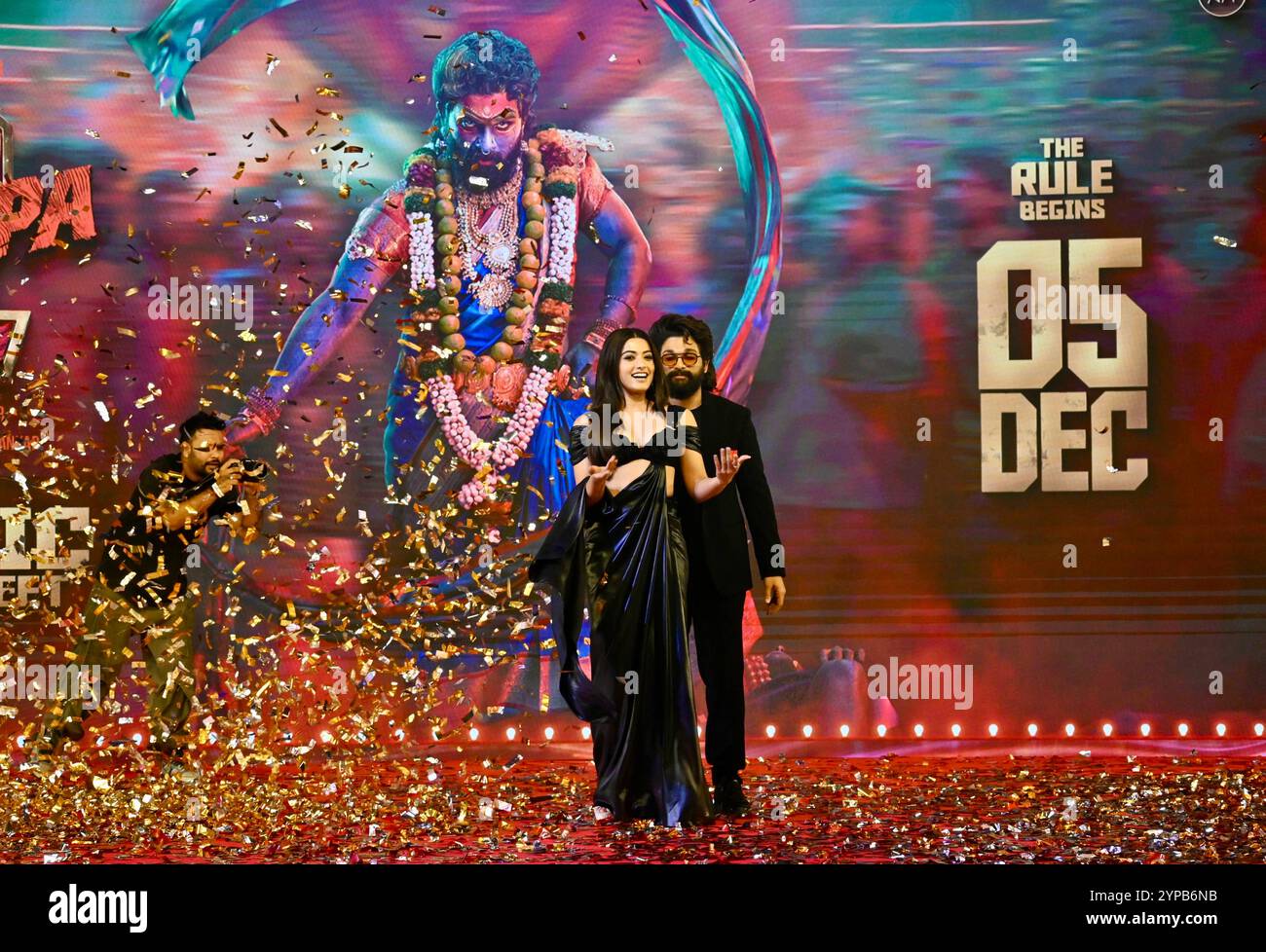 Mumbai, India, 30, November, 2024: The grand event of Pushpa 2 was a ...