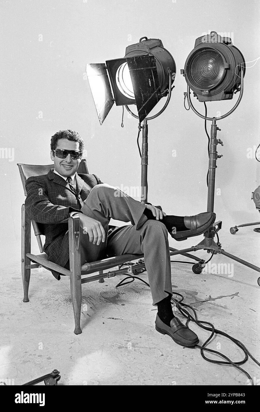 Argentine filmmaker Juan José Jusid with cinema spotlights, Buenos ...
