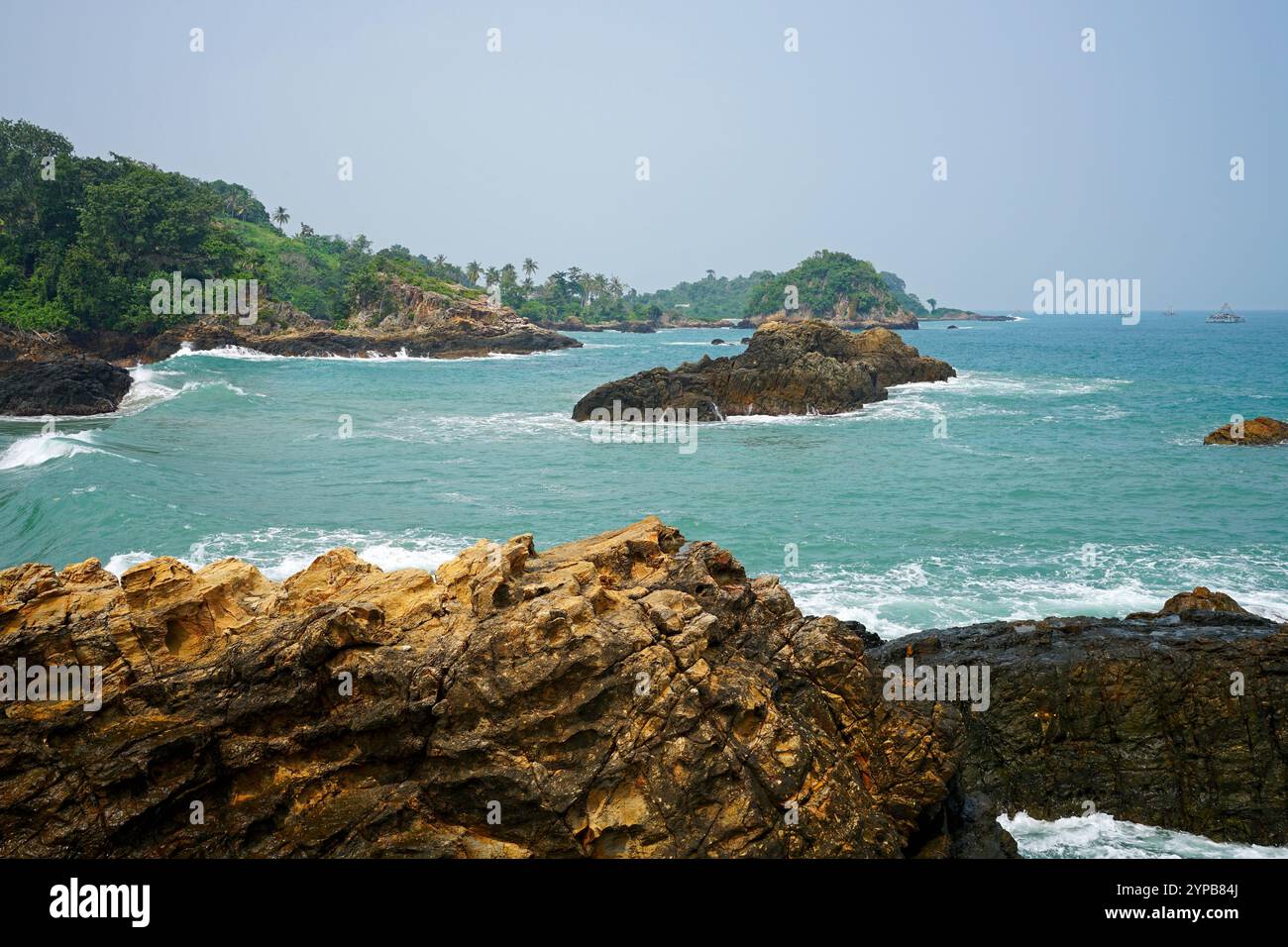 Pantai Marina Beach, Kalianda, Lampung, Sumatera, Indonesia Stock Photo ...
