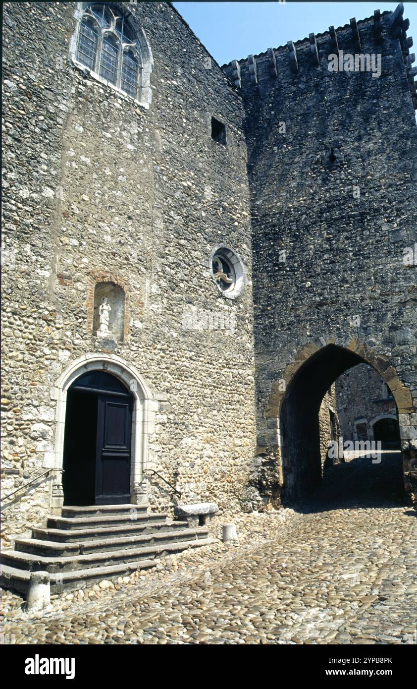 Church in perouges medieval village hi-res stock photography and images ...
