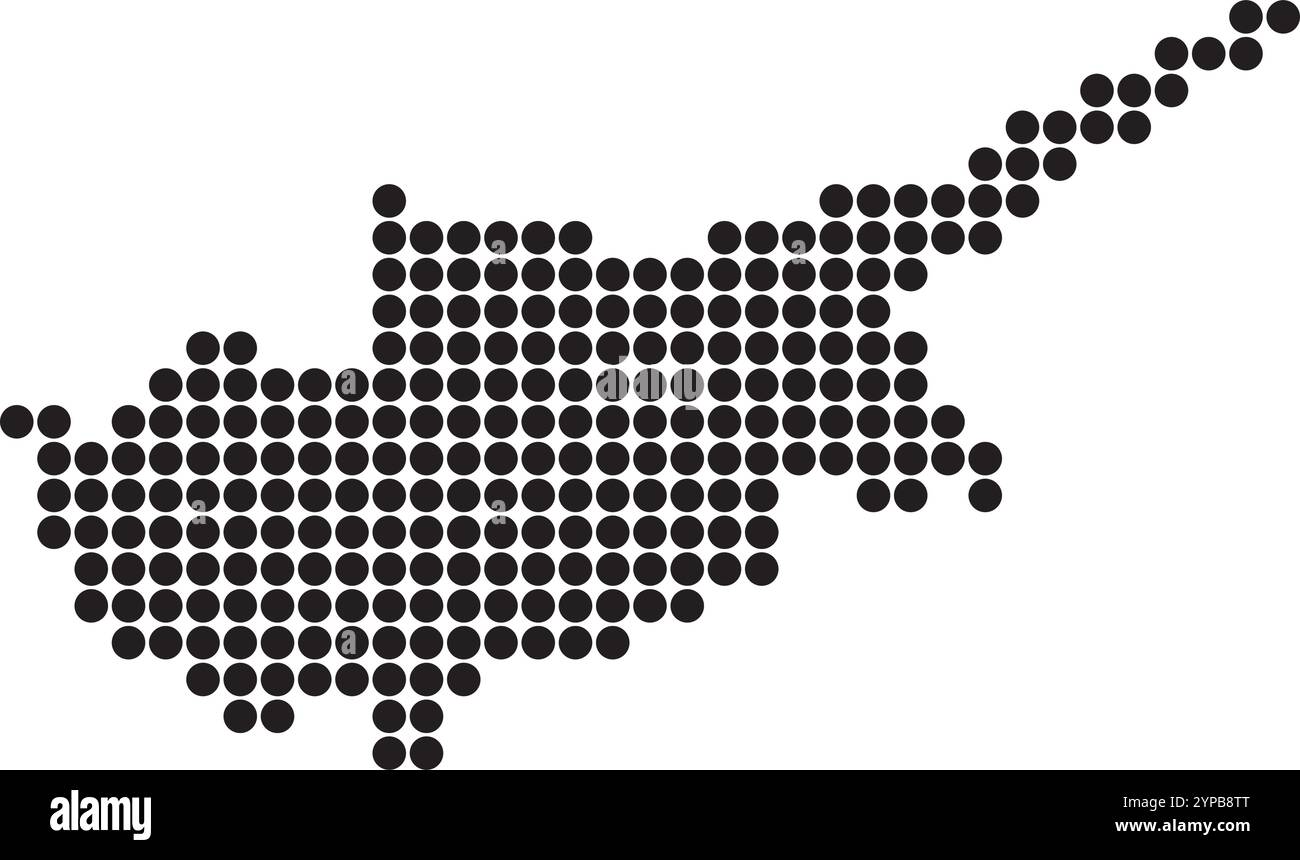 Cyprus Map Illustration Icon Element design Stock Vector Image & Art ...