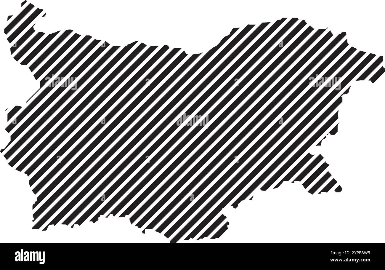 Bulgaria Map Icon, Vector Illustration Symbol Design Stock Vector Image ...