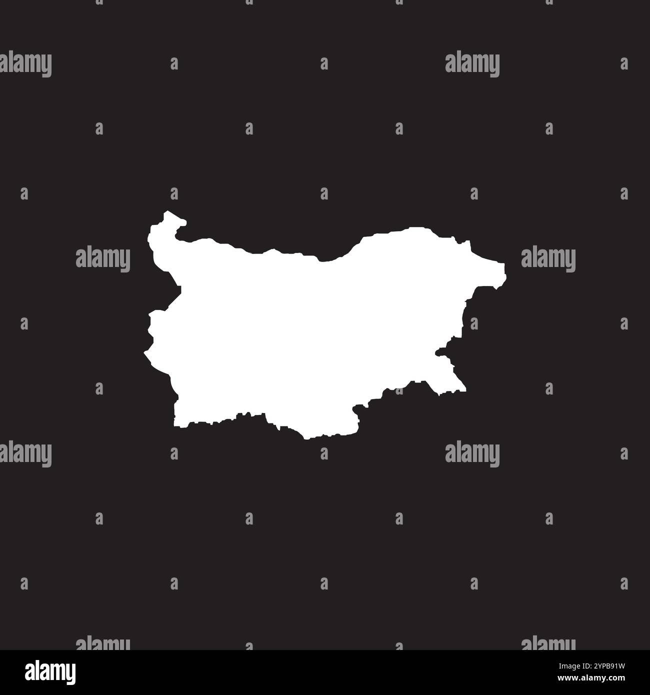 Bulgaria Map Icon, Vector Illustration Symbol Design Stock Vector Image ...