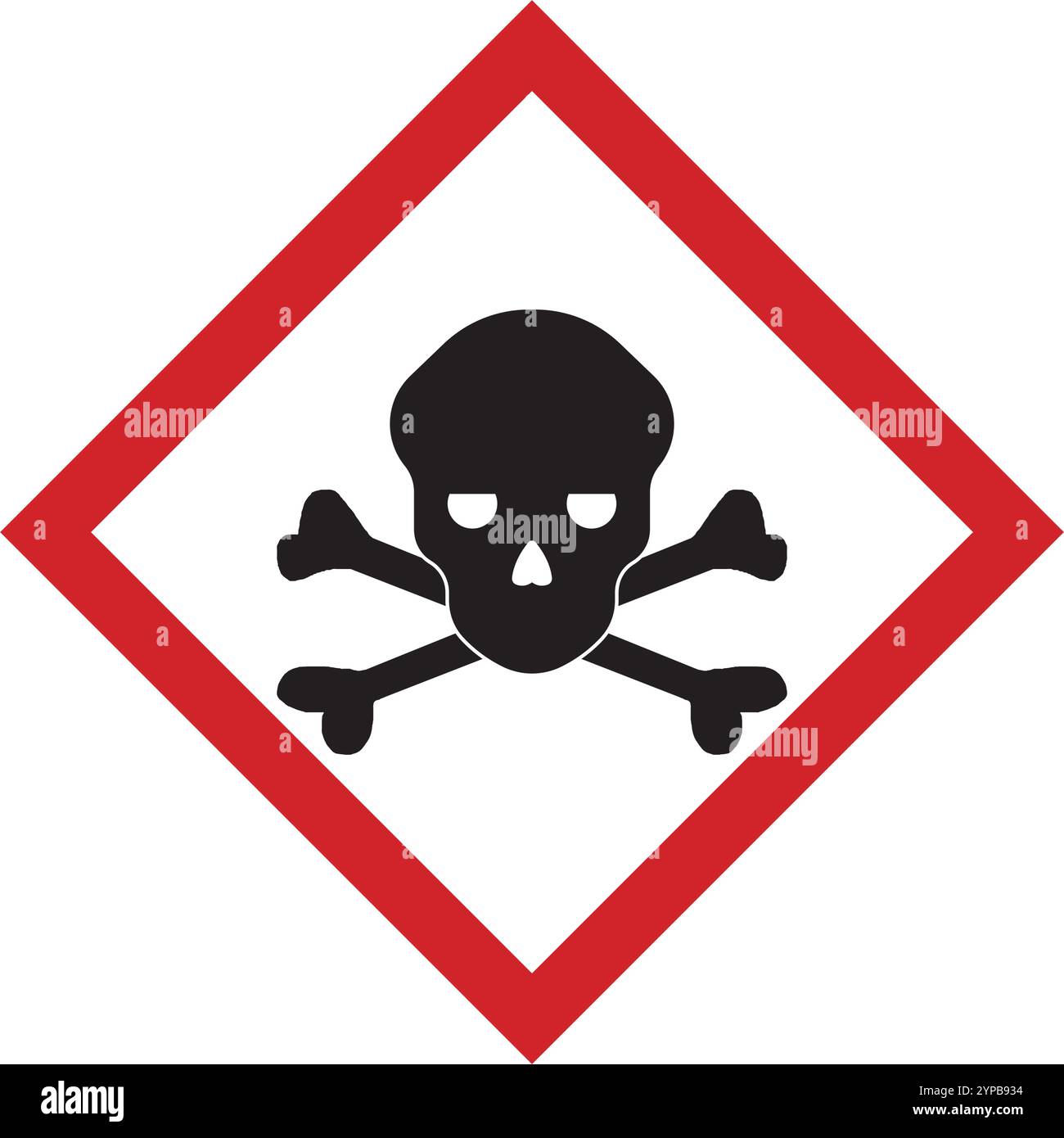 A chemical symbol indicating that the material is toxic Stock Vector ...