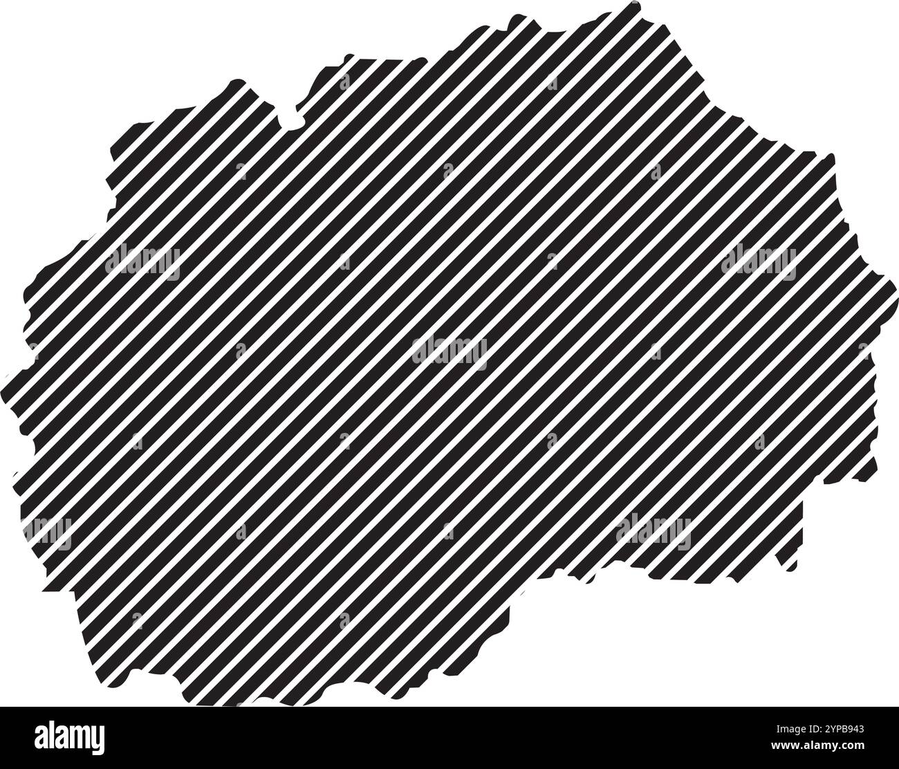 Macedonia map flag Black and White Stock Photos & Images - Alamy