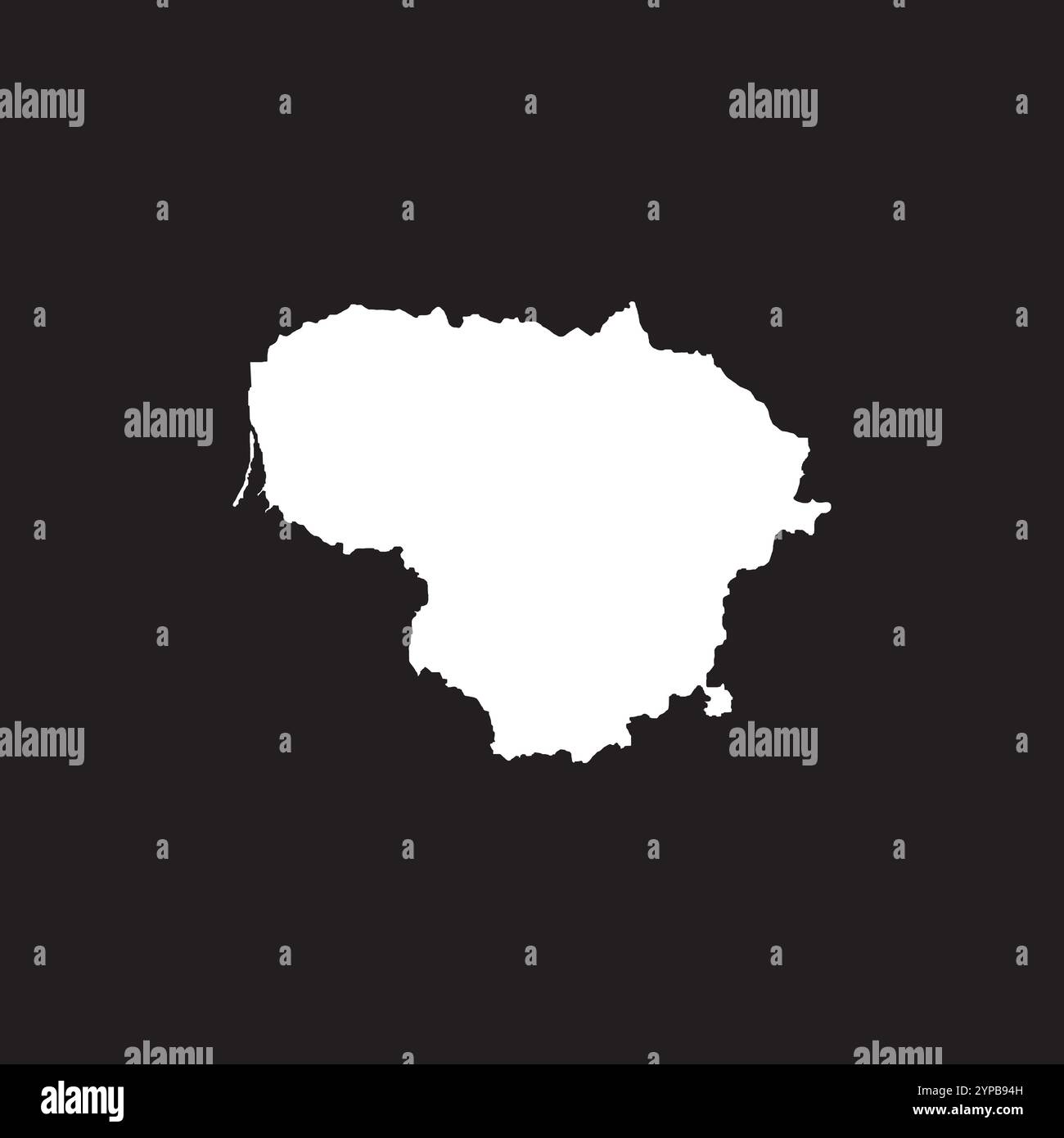 Lithuania map icon illustration Stock Vector Images - Alamy