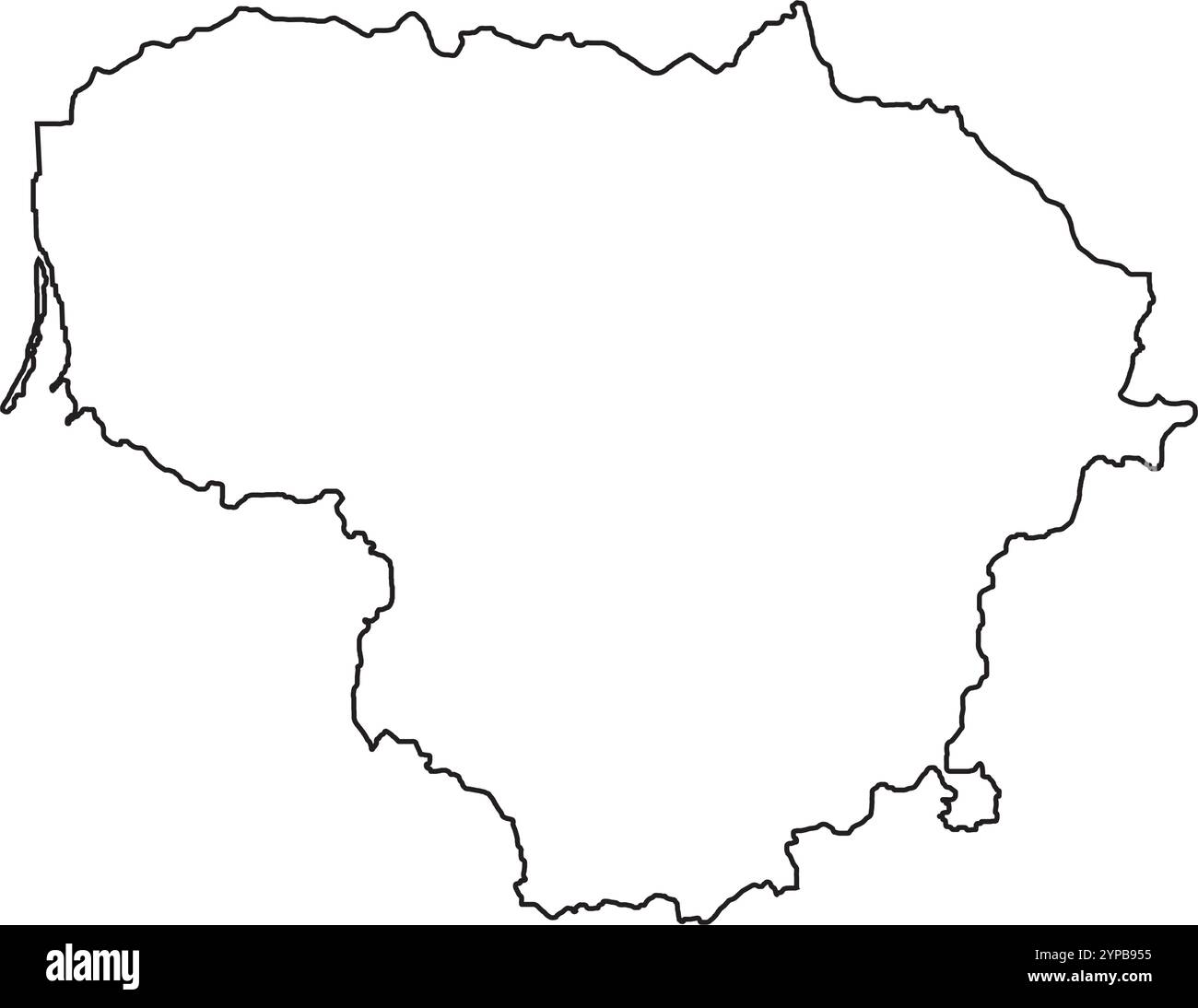 Lithuania flag location map Stock Vector Images - Alamy