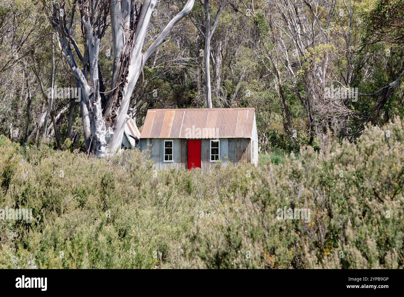 Horse Camp Hut in Kosciuszko National Park in Australia Stock Photo - Alamy