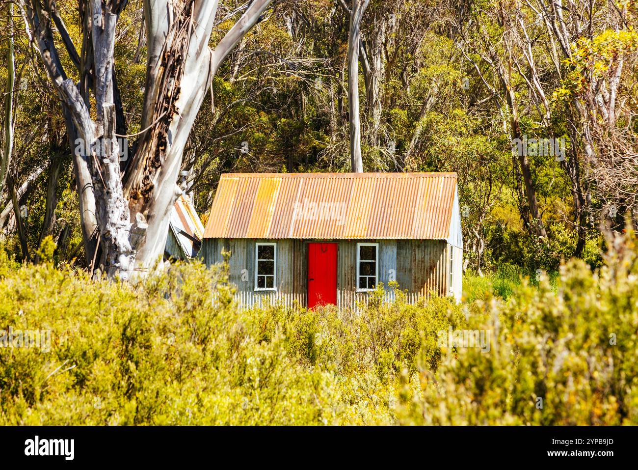 Horse Camp Hut in Kosciuszko National Park in Australia Stock Photo - Alamy