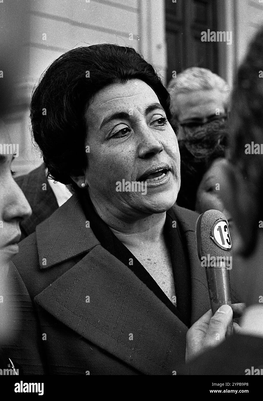Argentine Peronist politician Nélida de Miguel heads a claim for the ...