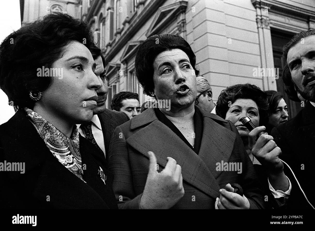 Argentine Peronist politician Nélida de Miguel heads a claim for the ...