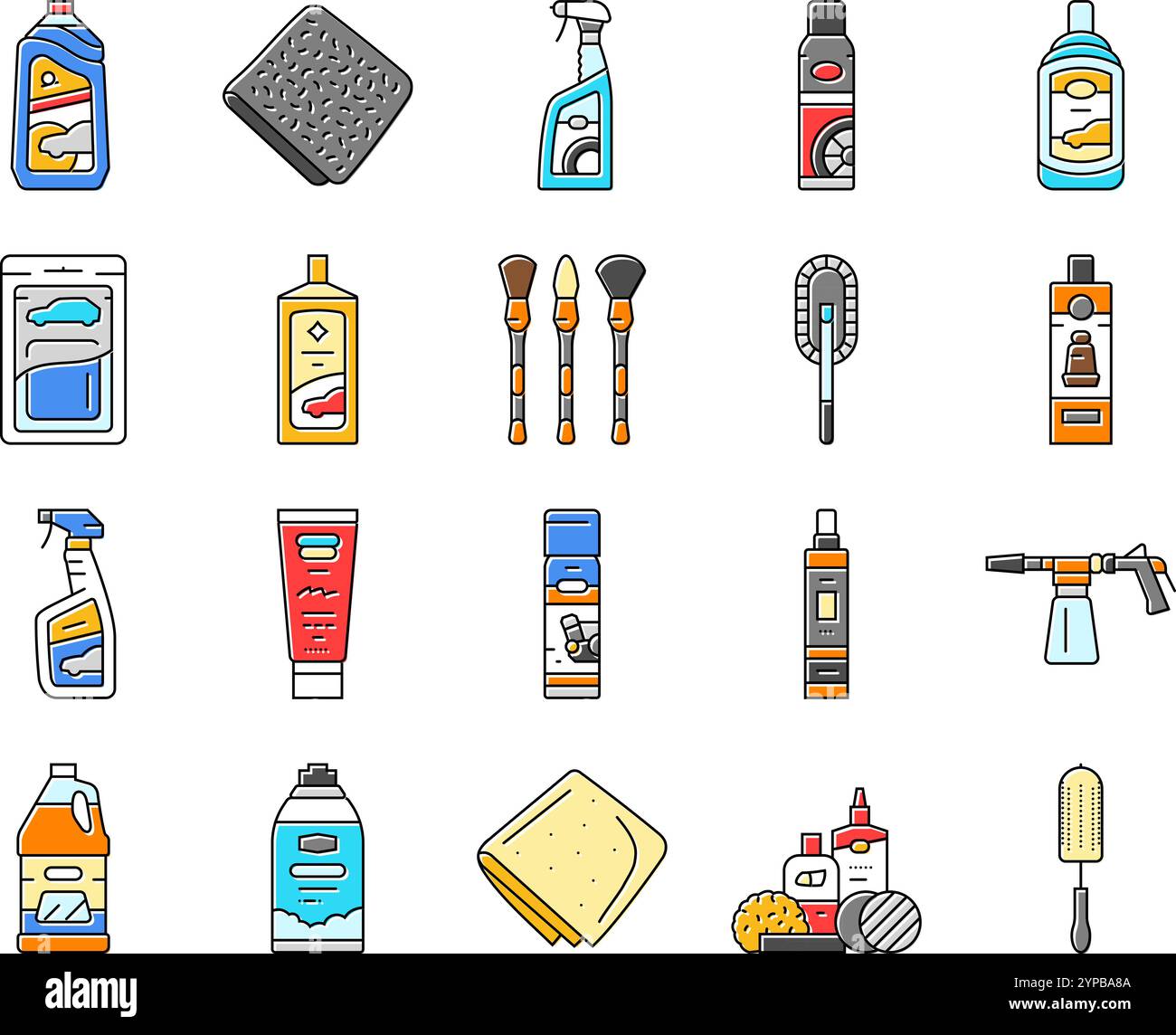 Car interior detailing foam Cut Out Stock Images & Pictures - Alamy