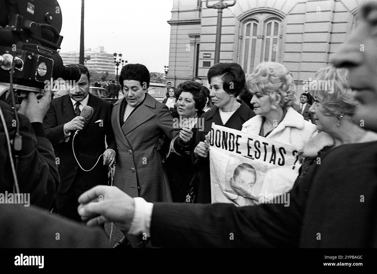 Argentine Peronist politician Nélida de Miguel heads a claim for the ...